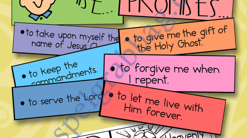 BAPTISM Activity: Baptism Promises Two-Sided puzzle - Gospel Grab Bag