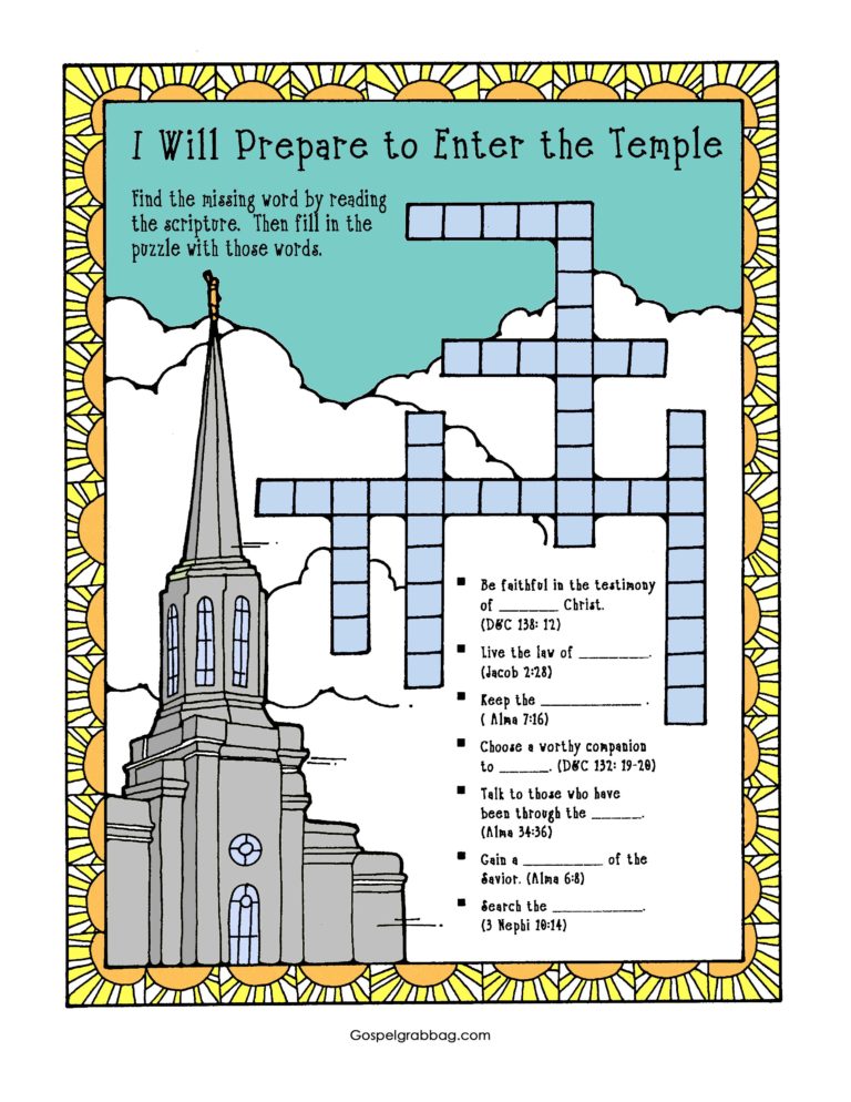 Temple: Preparing to Attend the Temple - Gospel Grab Bag