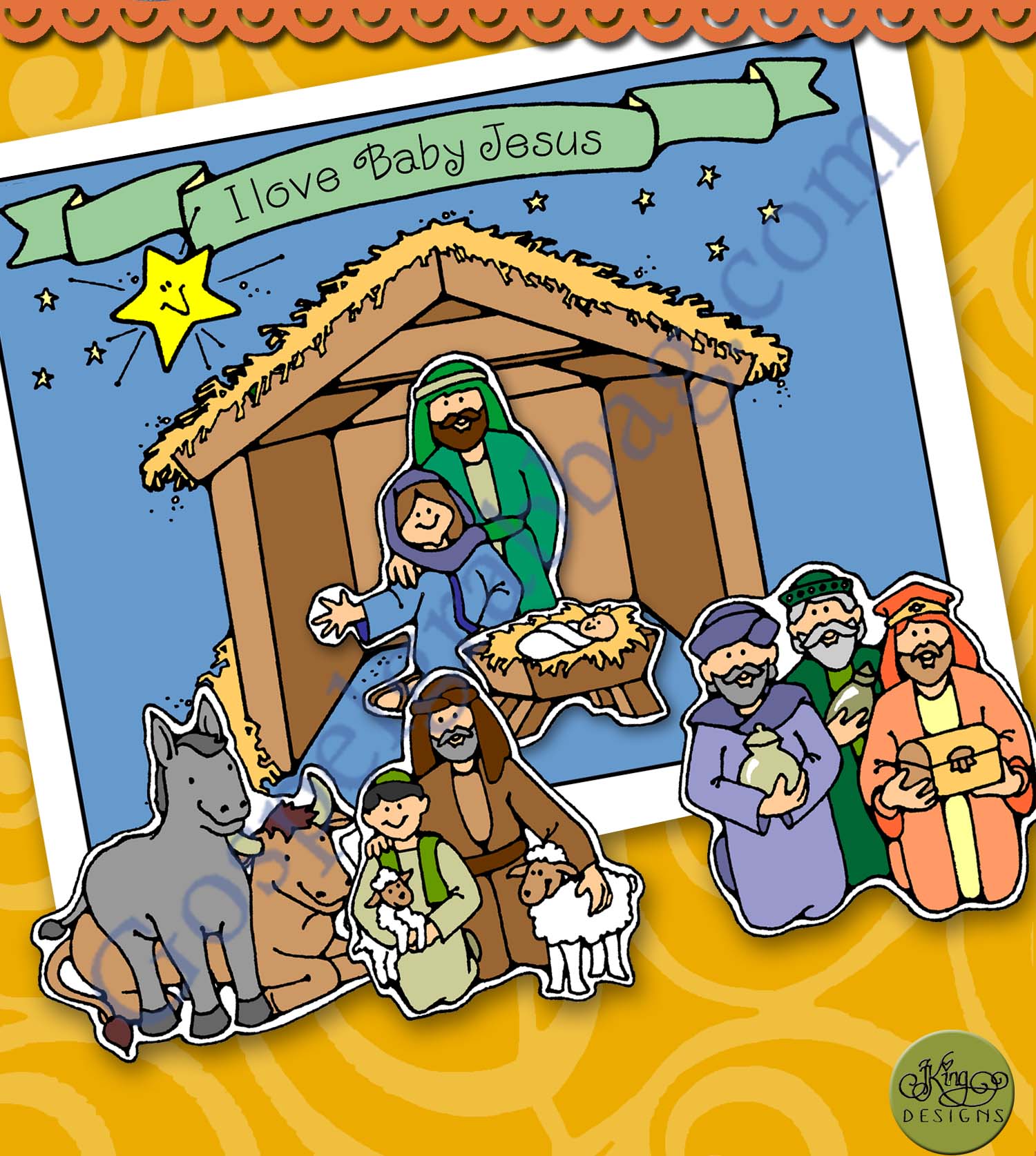 CHRISTMAS Activity: Baby Jesus Manger Scene – Gospel Grab Bag