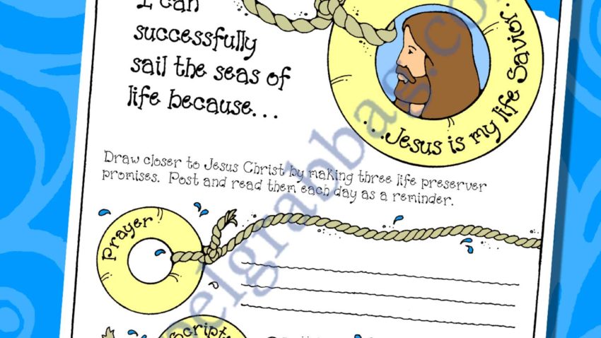 ATONEMENT: Jesus is my life Savior. (life preserver promises poster ...