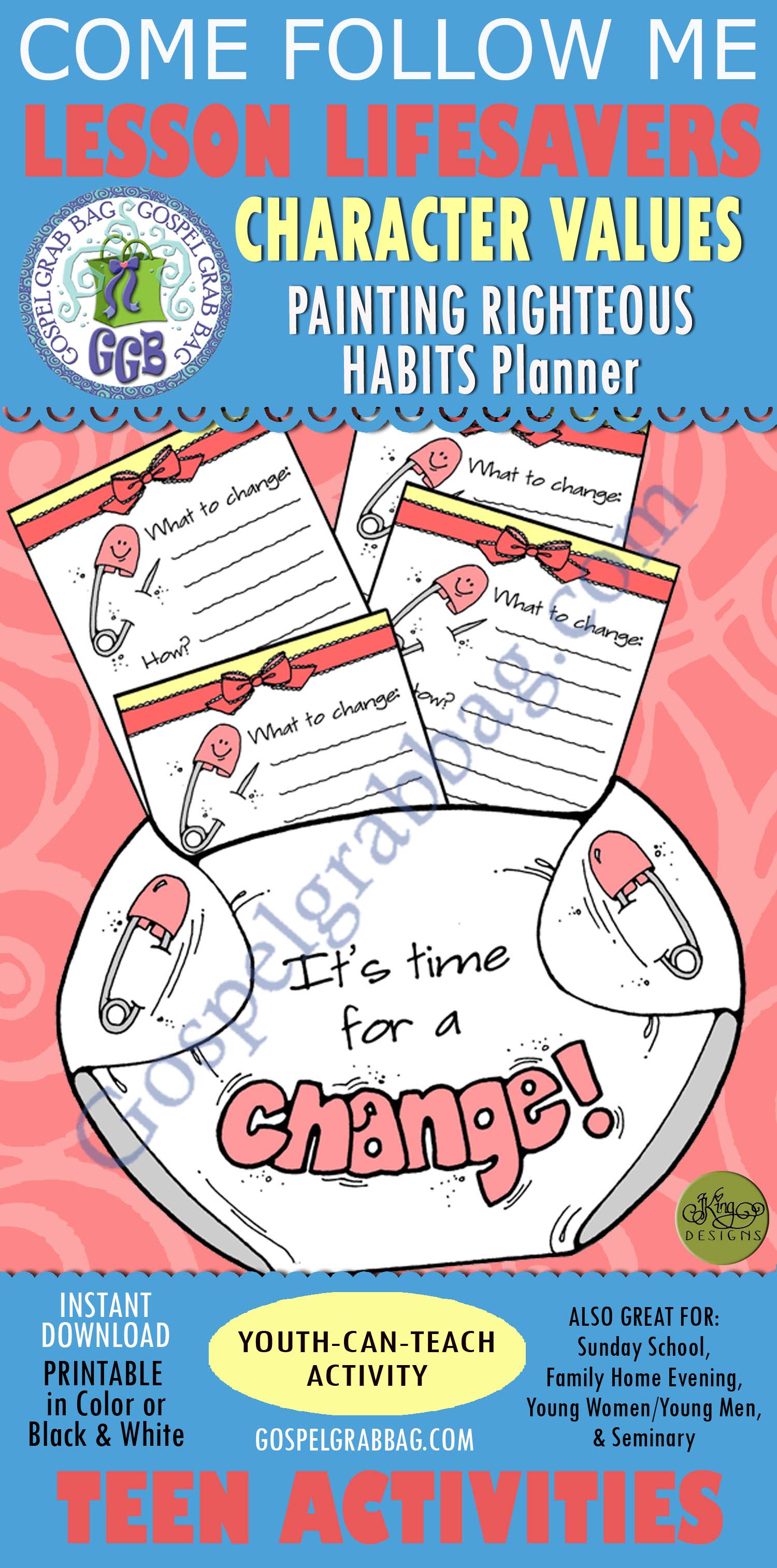 Problem Solving - Changes: LDS Lesson Activity - It's Time for a Change ...