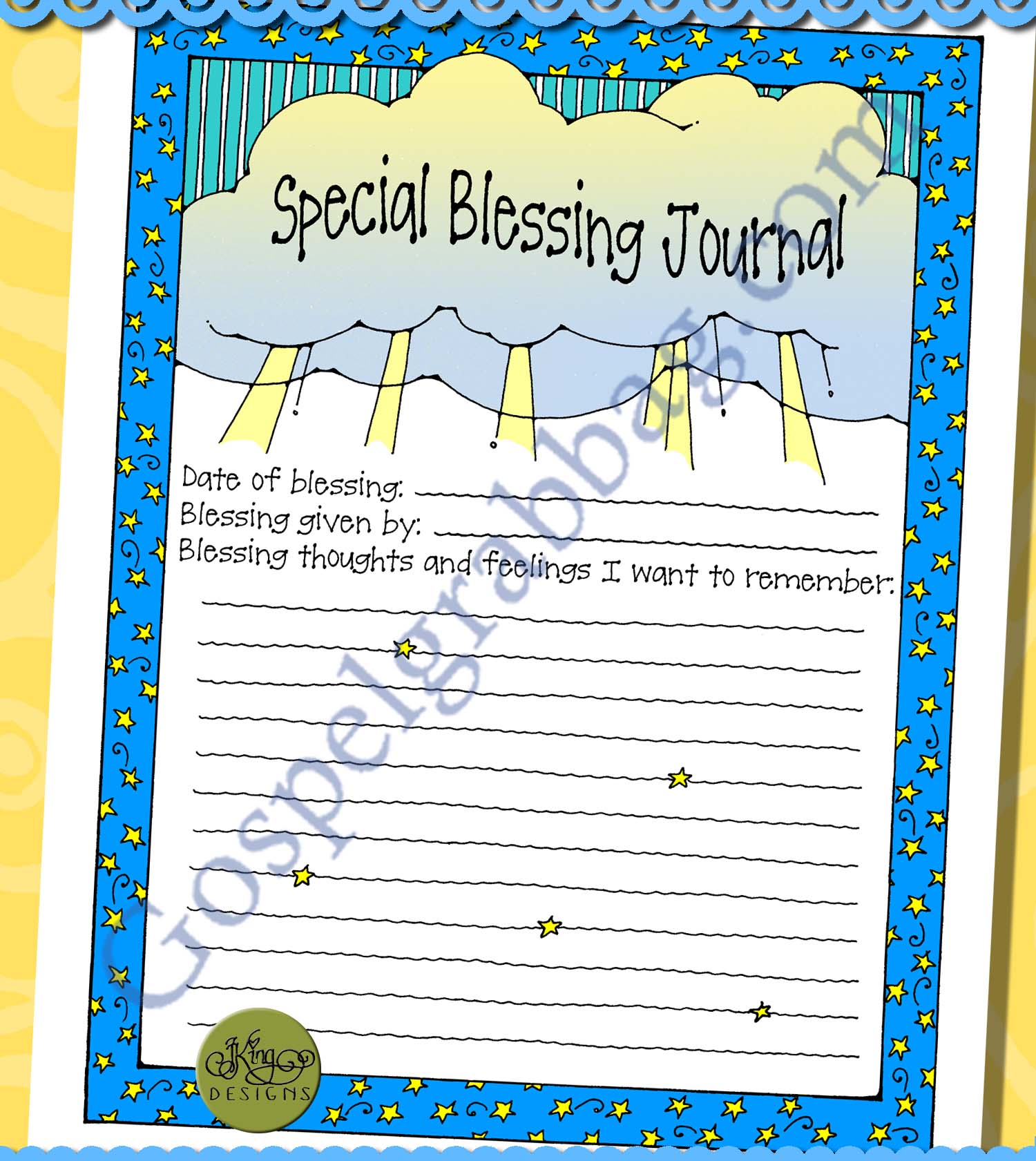 PRIESTHOOD: LDS Lesson Activity – special blessings journal, father's ...