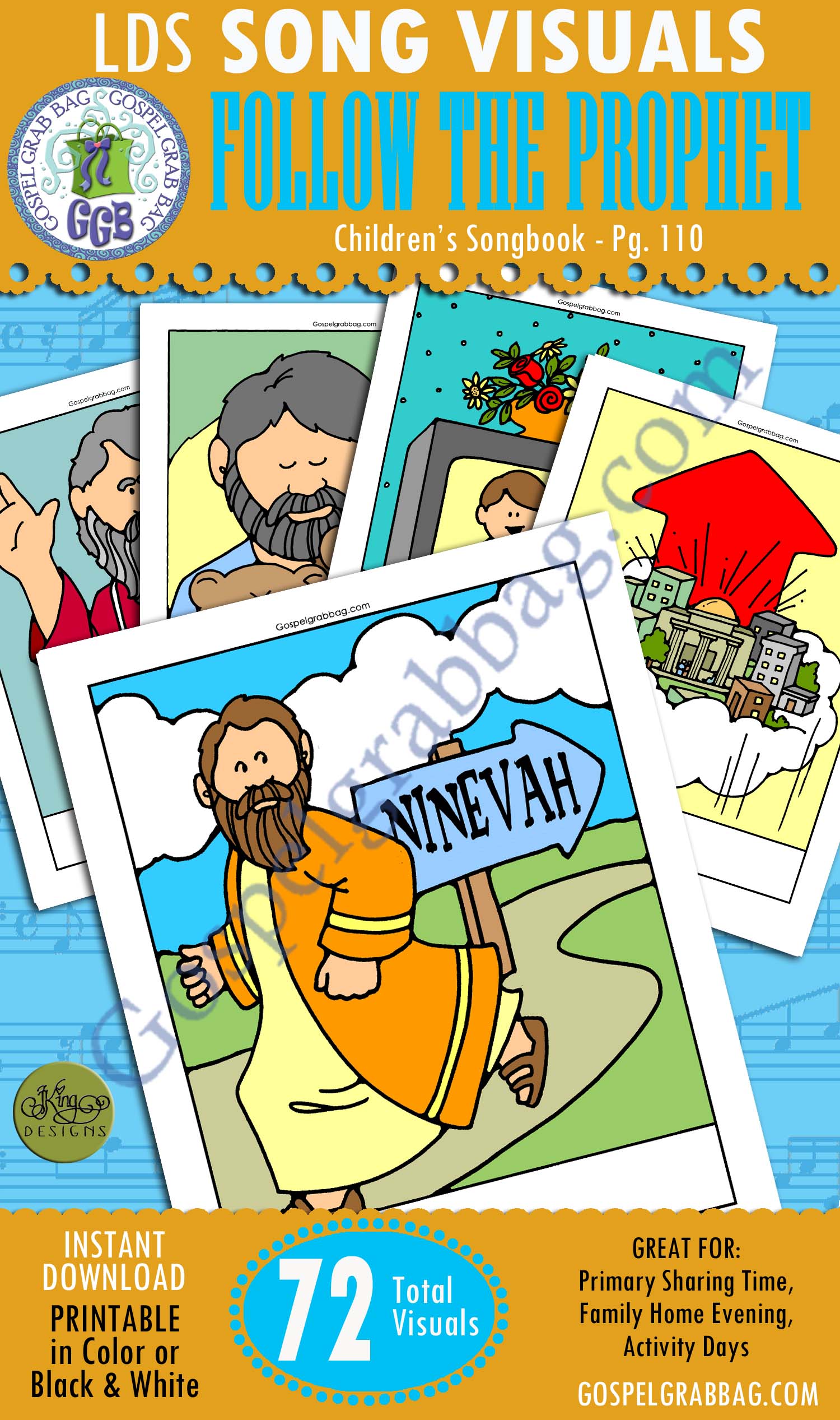 LDS Primary Singing Time – Song Visuals, “Follow the Prophet” – Primary ...