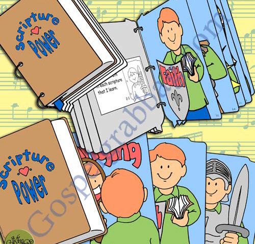 "Scripture Power" Song Visuals for Primary Music practice songs, LDS ...