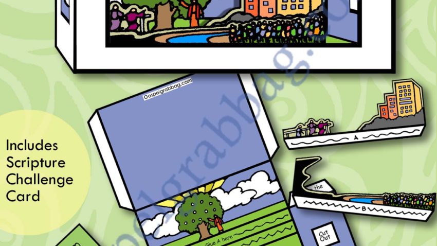 BOOK OF MORMON Activity: Lehi's Dream "Tree of Life Vision" 3-D BoxT ...