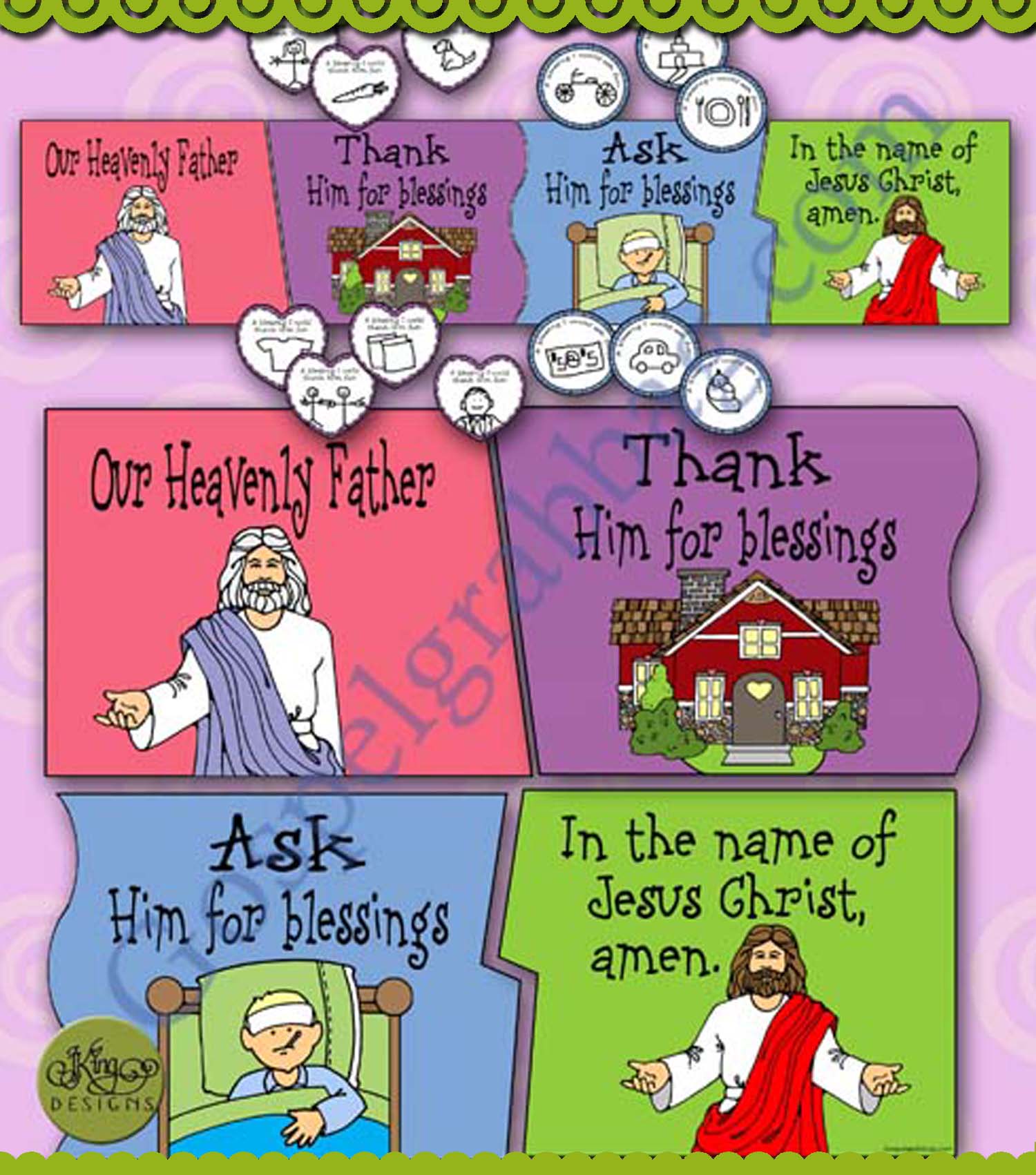 Prayer: LDS Lesson Activity: Steps to Prayer-Puzzle and Brainstorm ...