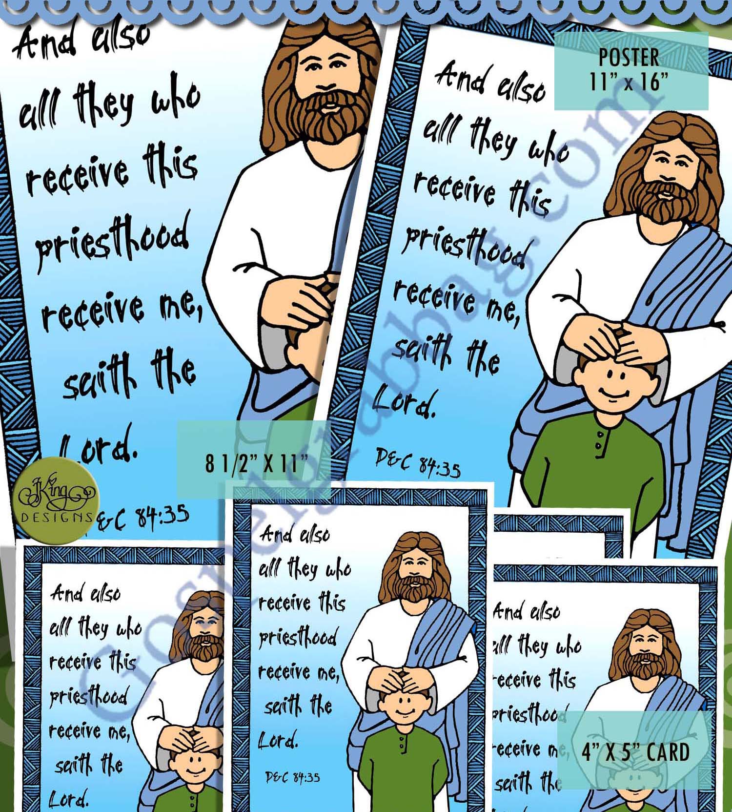 Priesthood Power: Scripture Poster, D&C 84:35, LDS Lesson Activity for ...