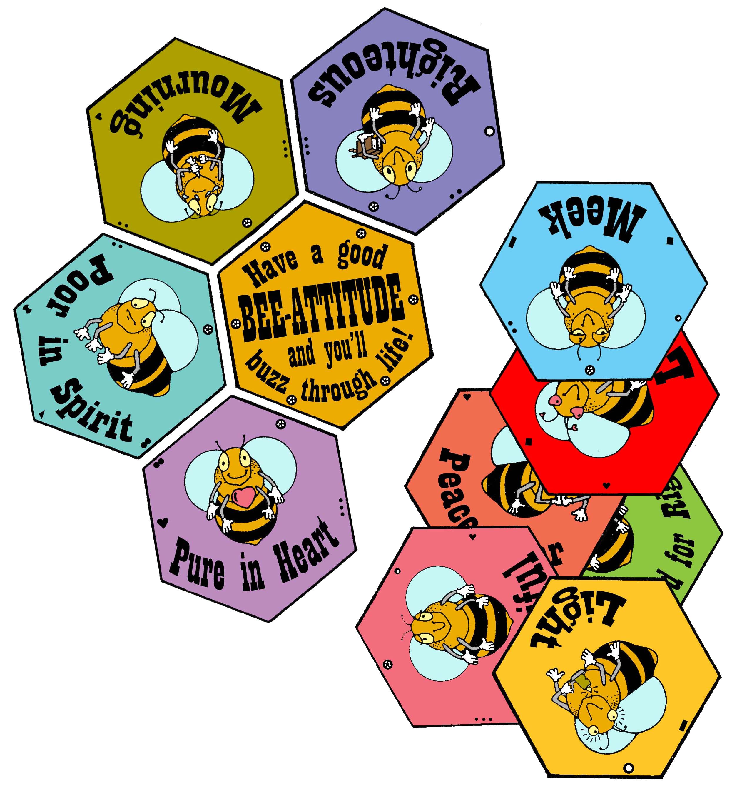 The Blessed Bee-atitudes - Post-and-Present Activity: for Sharing Time ...