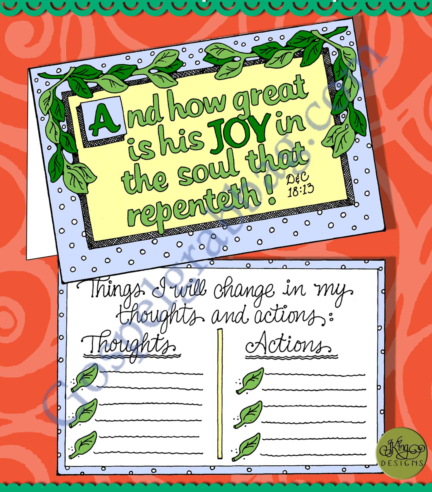 Atonement - Repentance: LESSON LIFESAVERS Joyful Soul tent-card ...