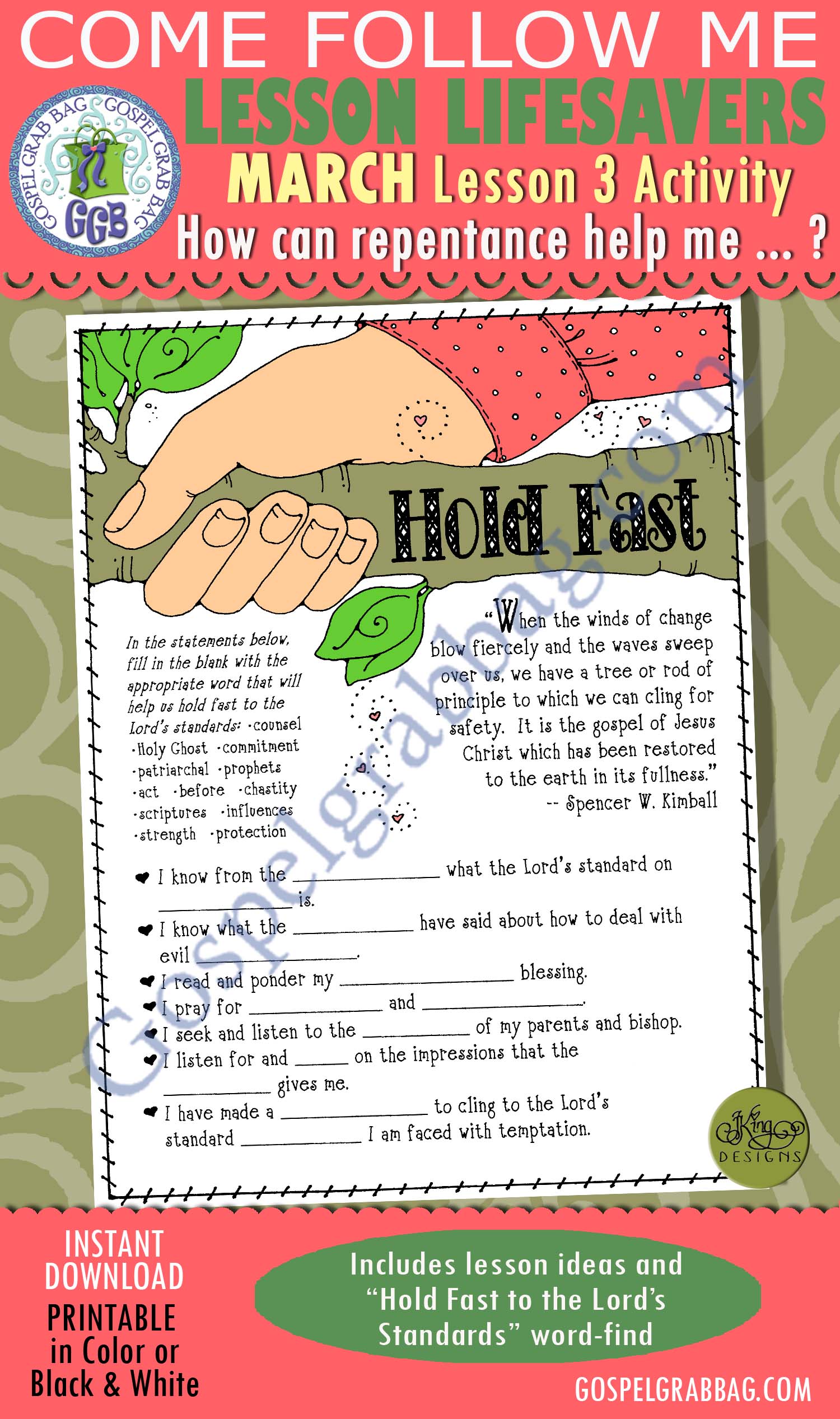 TOPIC “The Atonement of Jesus Christ” Lesson Activities & Planners ...