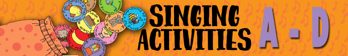 SINGING Activities for MUSIC Time - A-D - Gospel Grab Bag