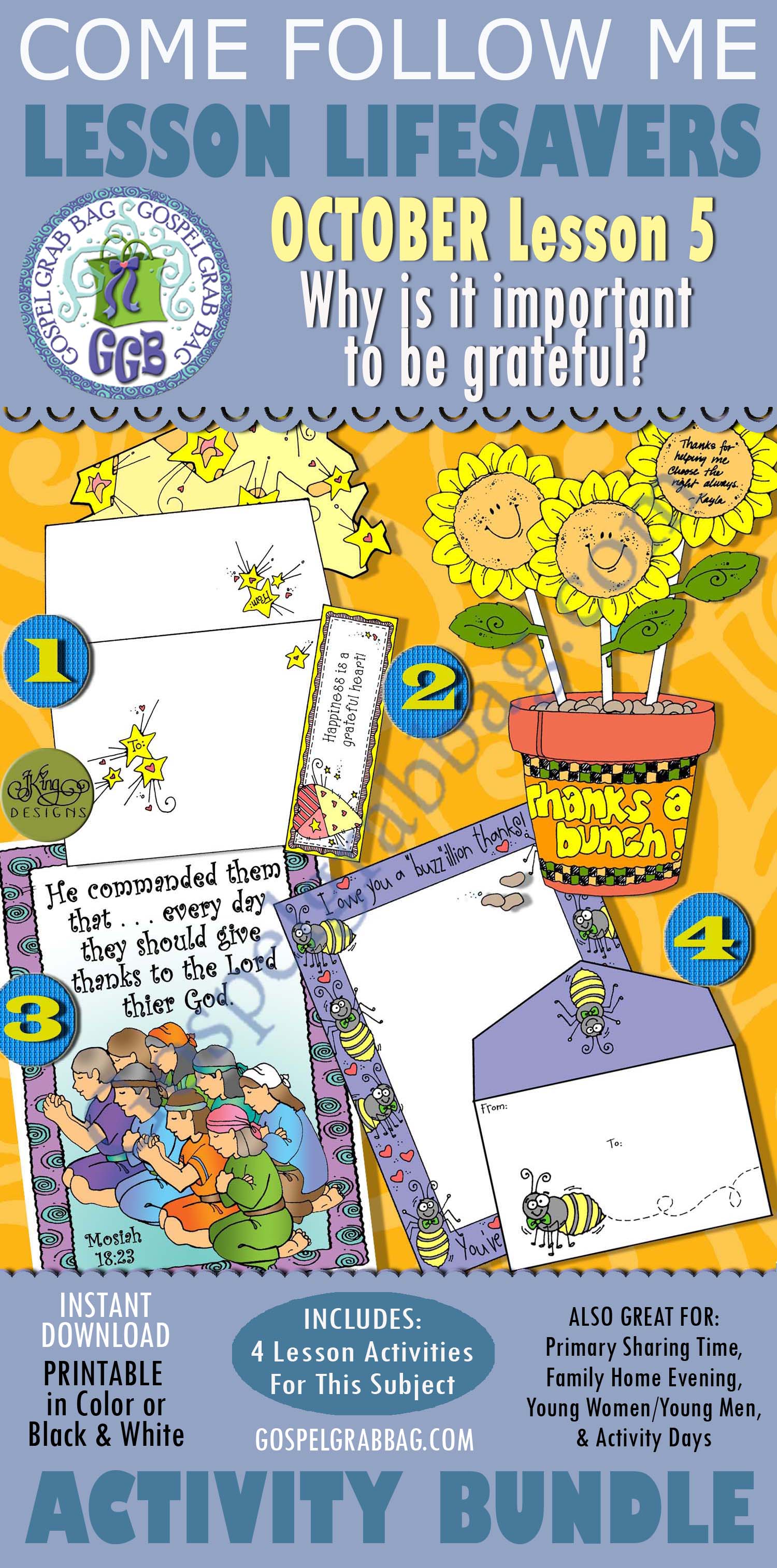 TOPIC “Becoming More Christlike” Lessons 4-5 Activities & Handouts ...