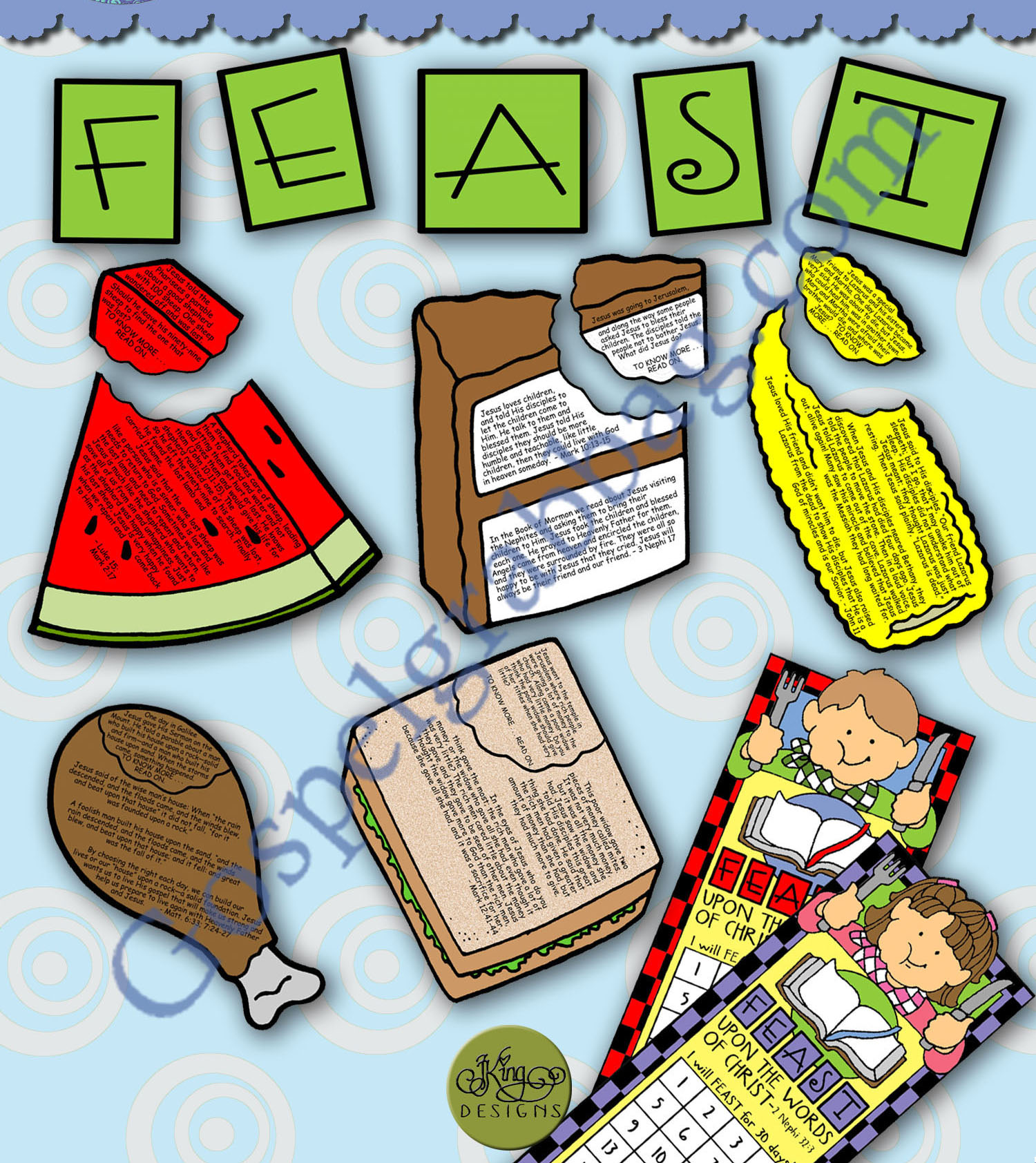 SCRIPTURES Activity: "Feast upon the Words of Christ" Post-and-Present ...