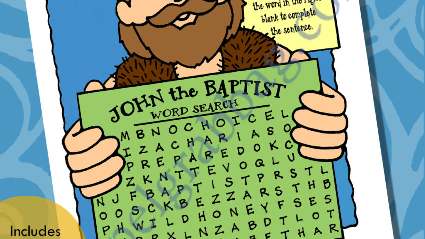 John The Baptist Word Search