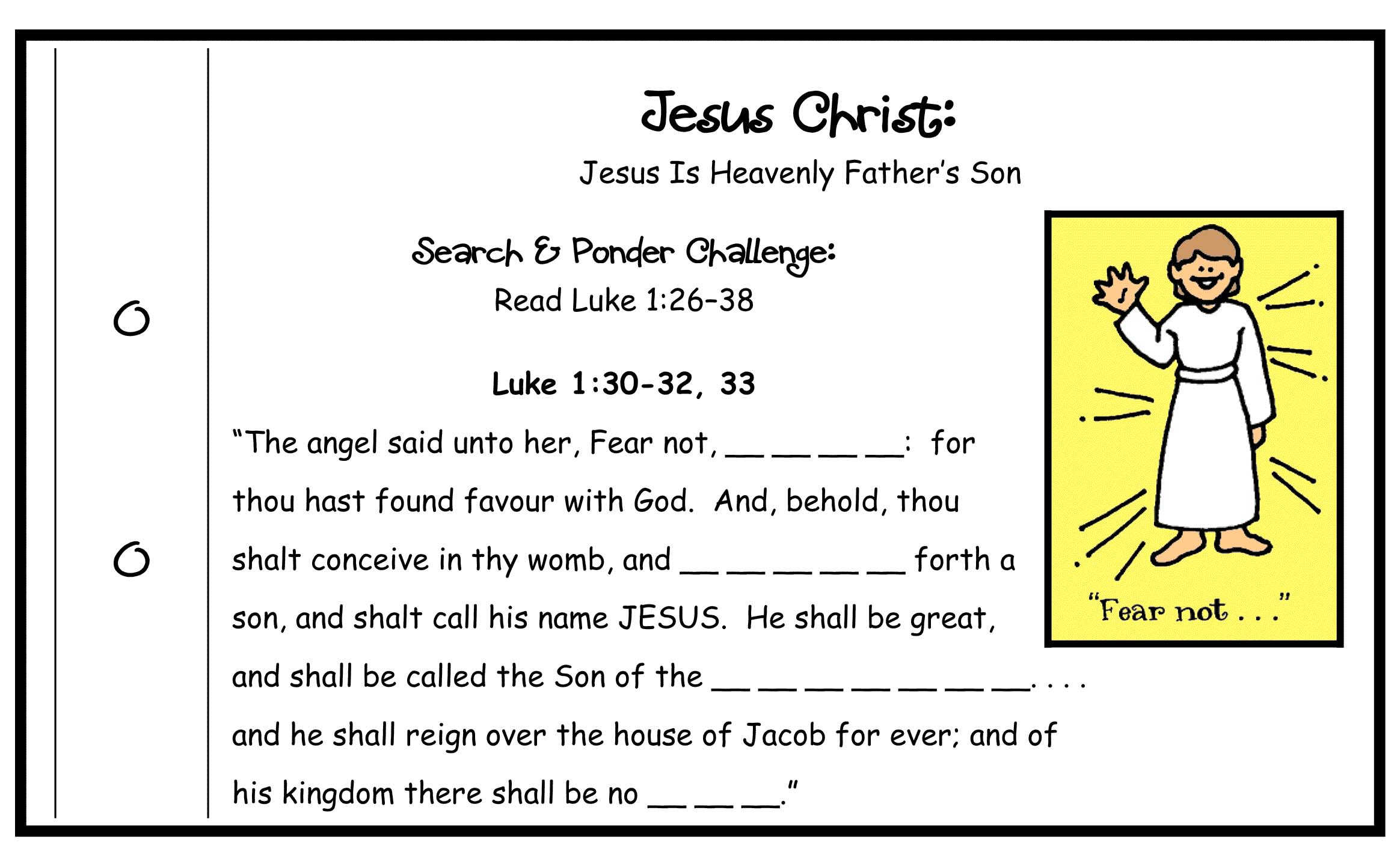 JESUS IS GOD'S SON Come, Follow Me Activity: Jesus Is Our Light sun ...