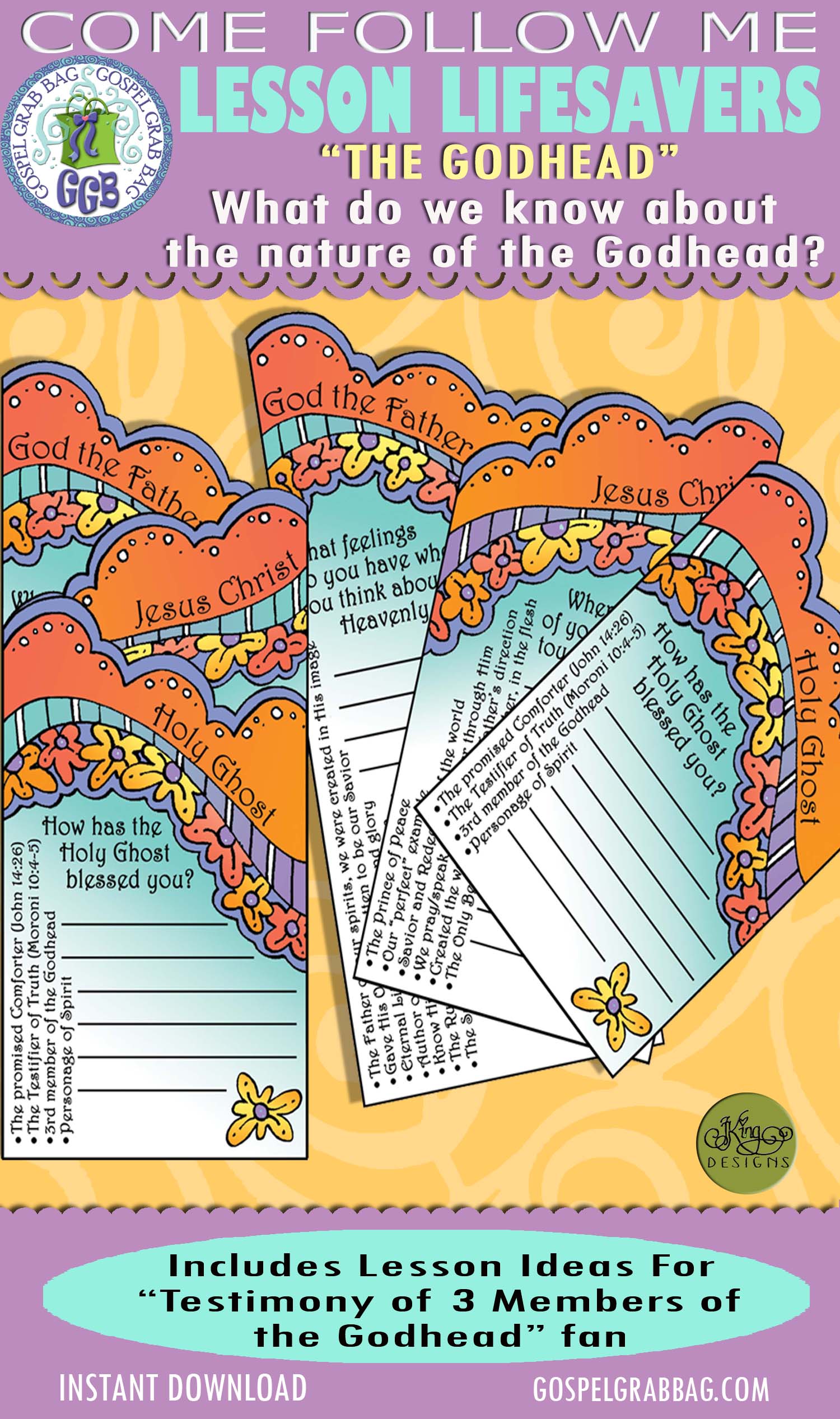 GODHEAD: LDS Lesson Activity: My Testimony of the Godhead fan, Come ...