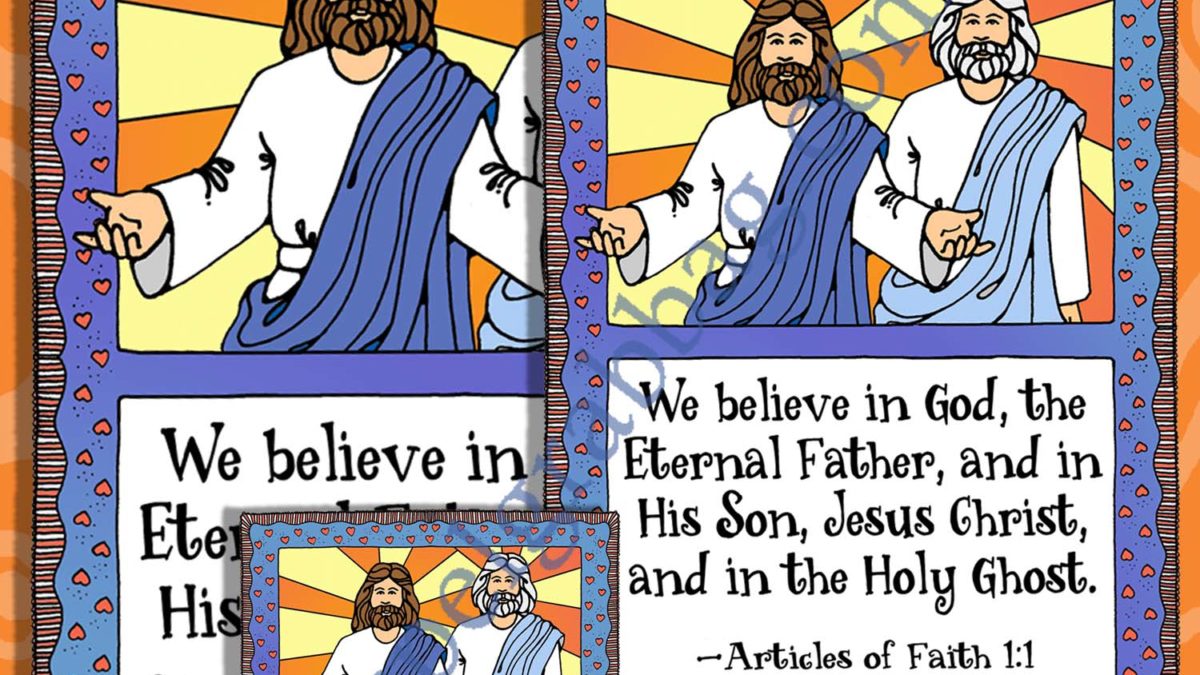 Godhead: Heavenly Father, Jesus Christ, Holy Ghost: Scripture Poster ...