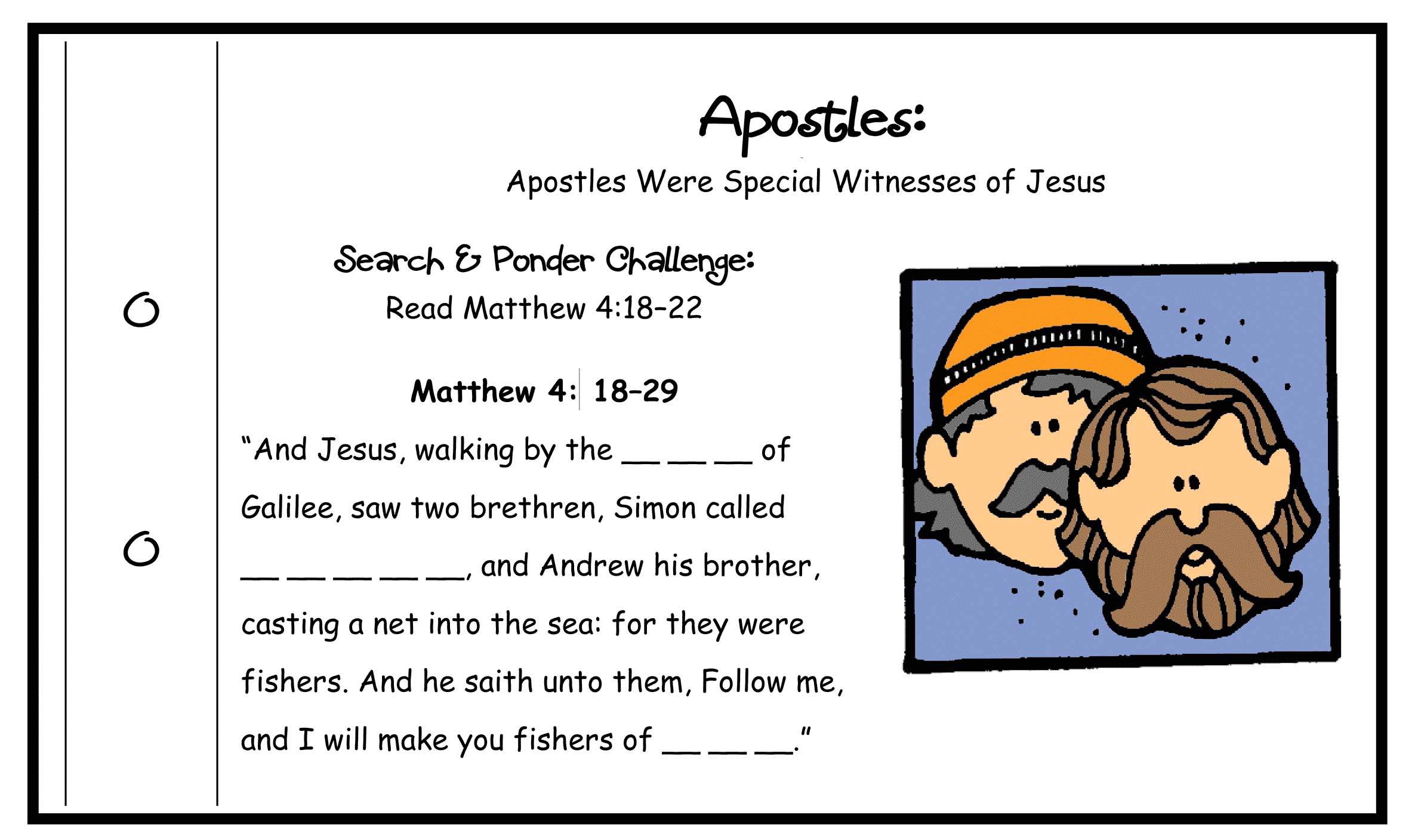 JESUS CHOSE APOSTLES Activity: Apostle Match Game - Jesus chose 12 ...