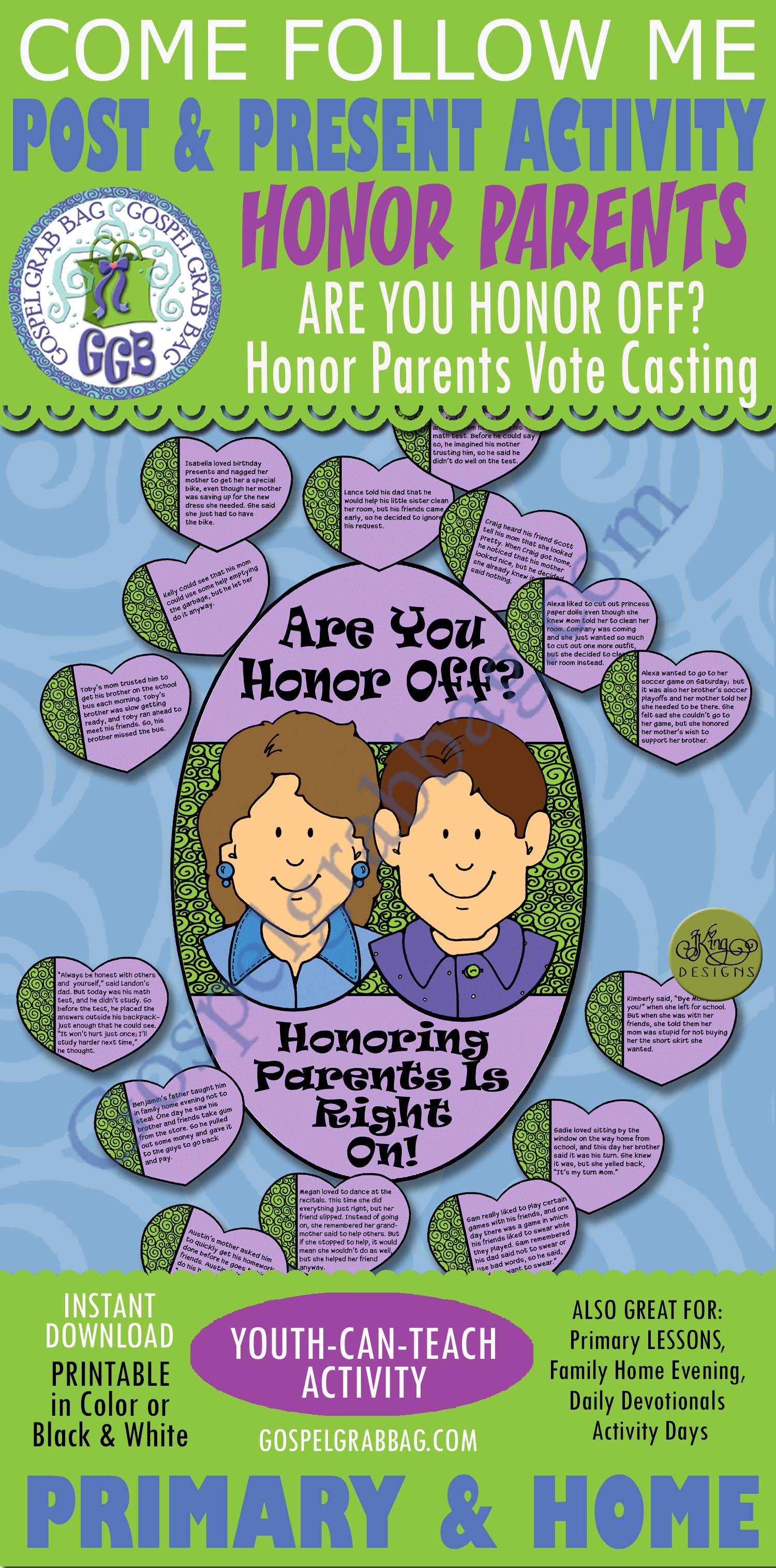 FAMILY - HONOR PARENTS Activity: Are You Honor Off? (Honor Parents Vote ...