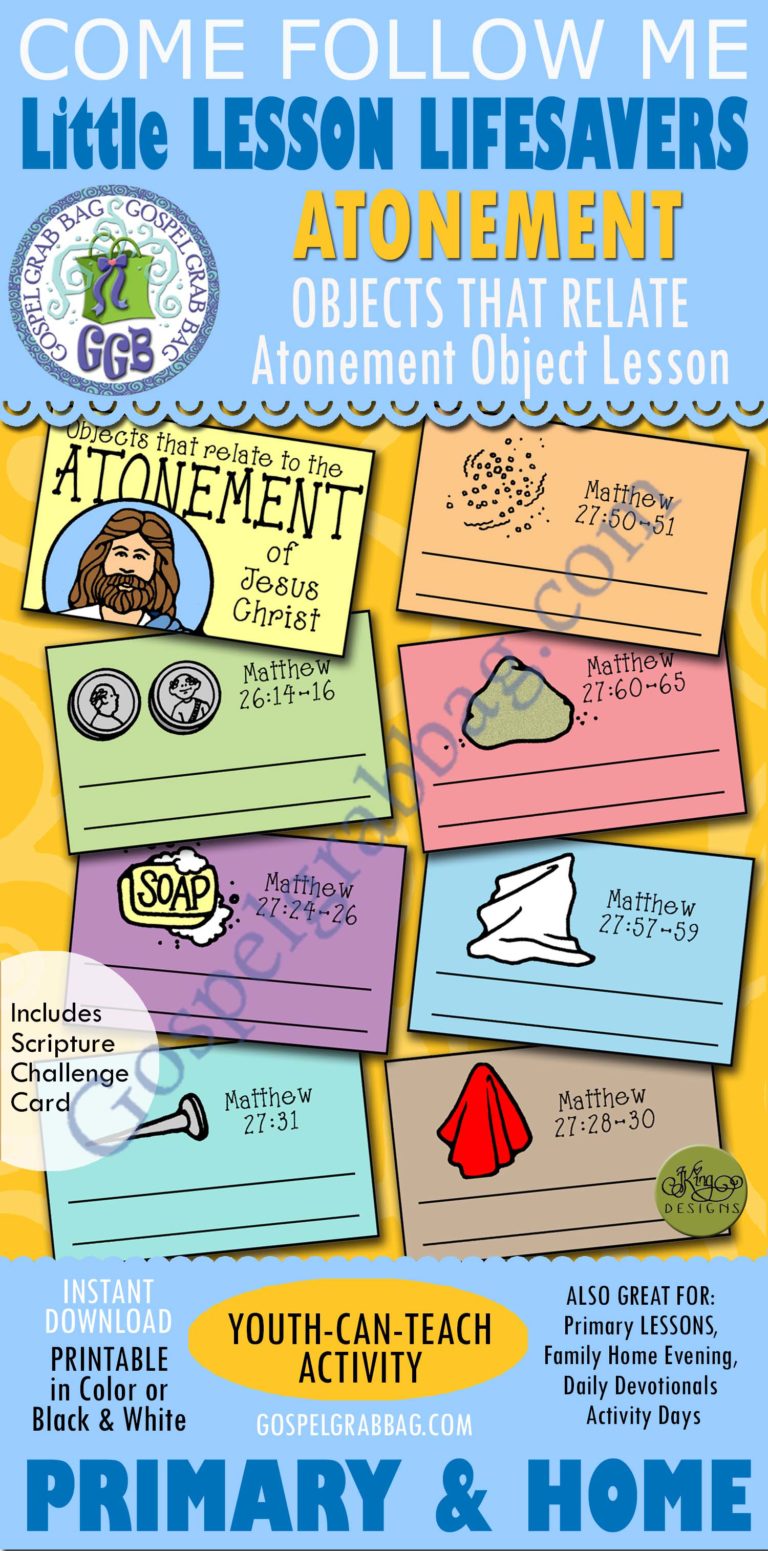 ATONEMENT: Primary Lesson Helps, Old Testament Lesson 45 Activity - The ...
