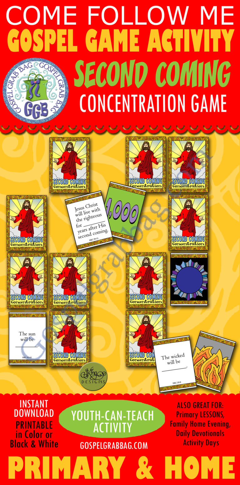 M, S - INDEX: Millennium, Second Coming of Jesus Christ ACTIVITIES for ...