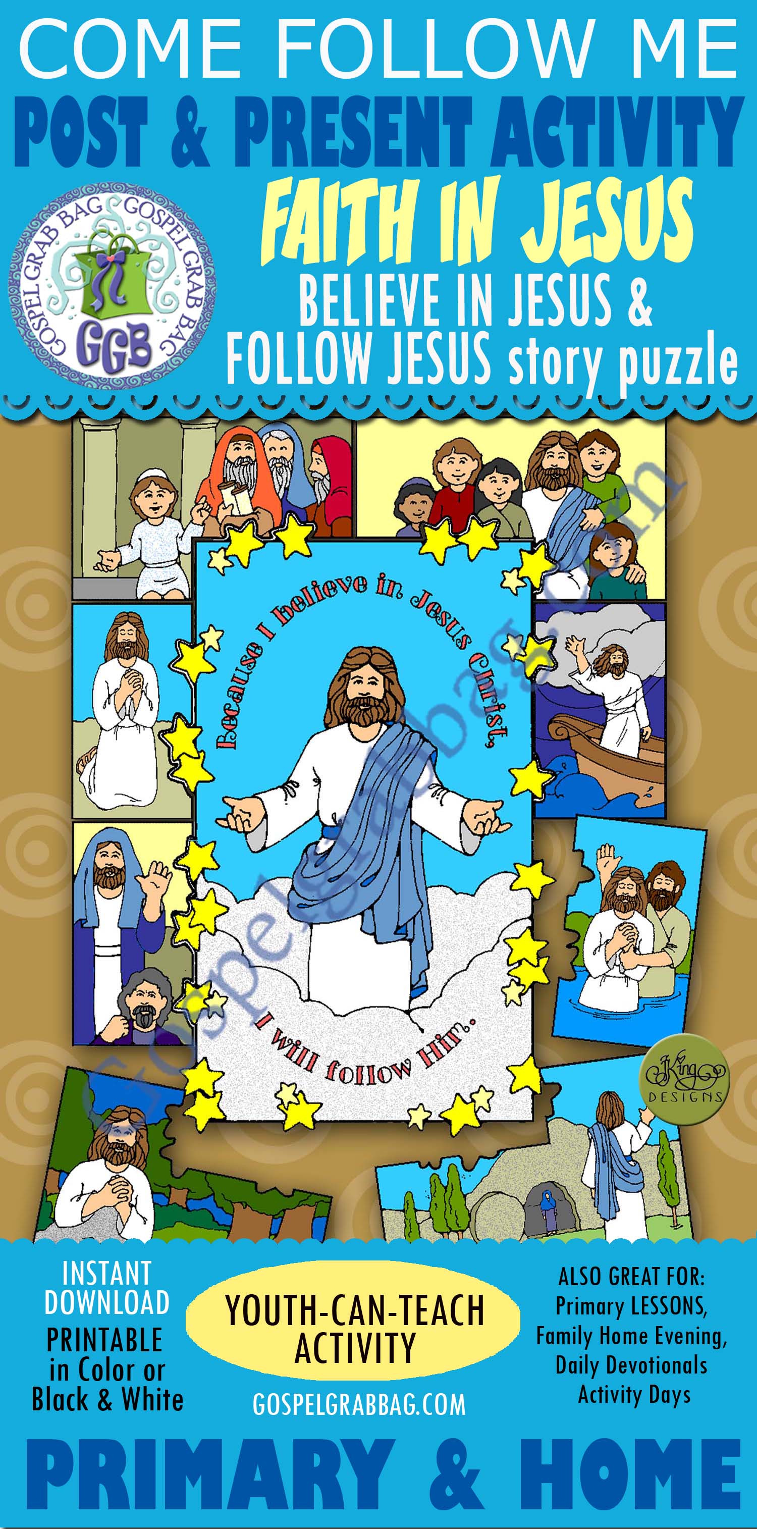 FOLLOW JESUS - EXAMPLE: Lesson Activity: "Because I Believe in Jesus ...