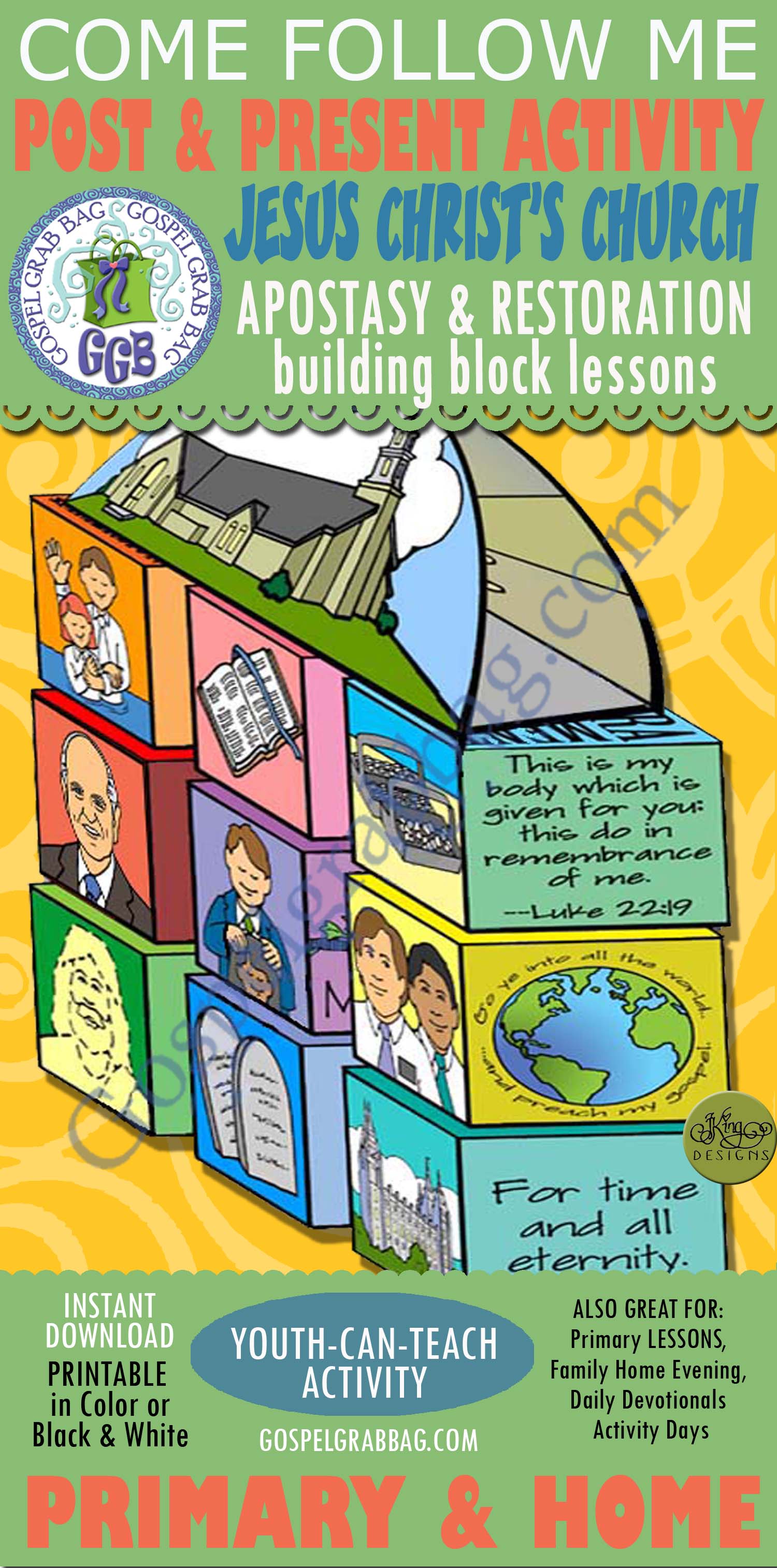 Apostasy and Restoration: LDS Lesson Activity: Apostasy and Restoration ...