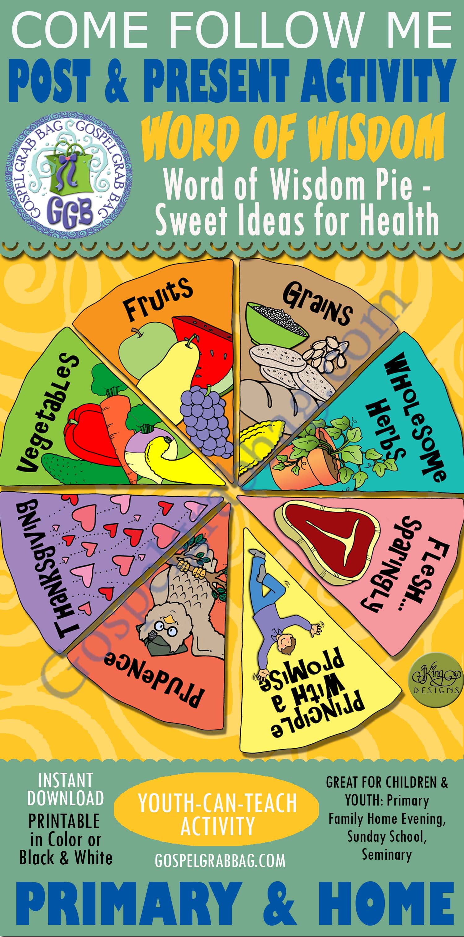 Word Of Wisdom Health LDS Lesson Activity Word Of Wisdom Pie word-of-wisdom-health-lds-lesson-activity-word-of-wisdom-pie