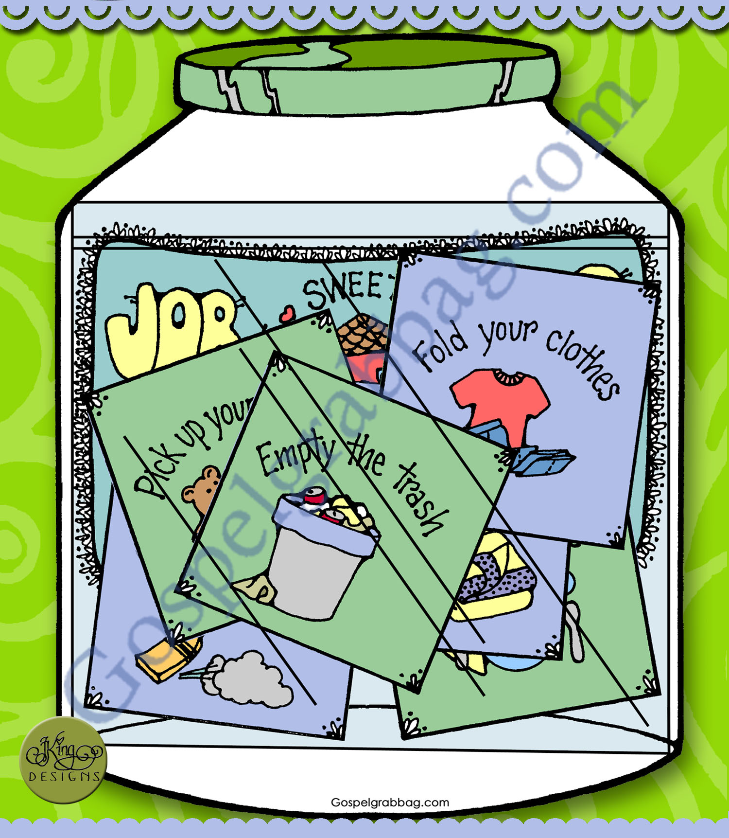 THANKFUL FOR Home Activity: Job Jar - Gospel Grab Bag