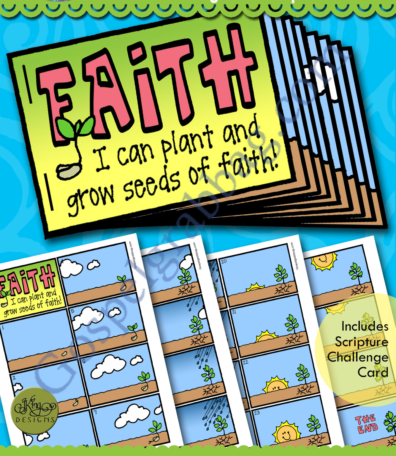FAITH - TESTIMONY Lesson Lifesaver Activity: Plant and Grow, Seeds of ...