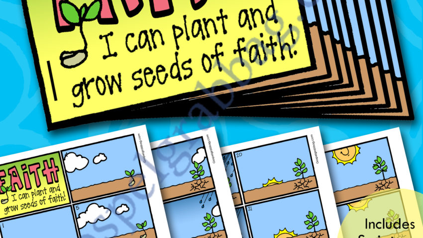 Plant and Grow Seeds of Faith GROWING TREE FLIP-BOOK - Gospel Grab Bag