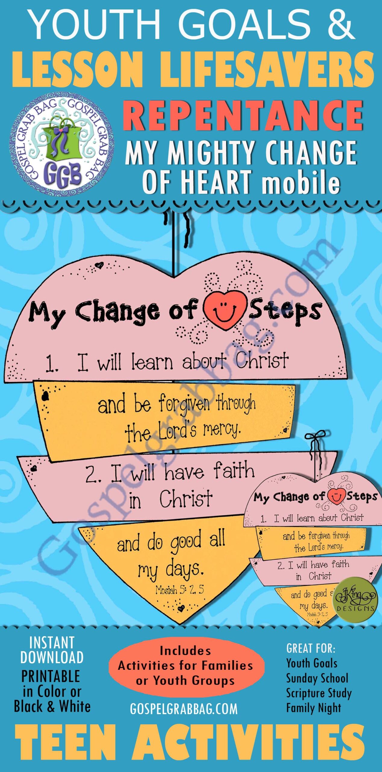 Testimony - Atonement - Conversion: LESSON LIFESAVER Activity: Change ...