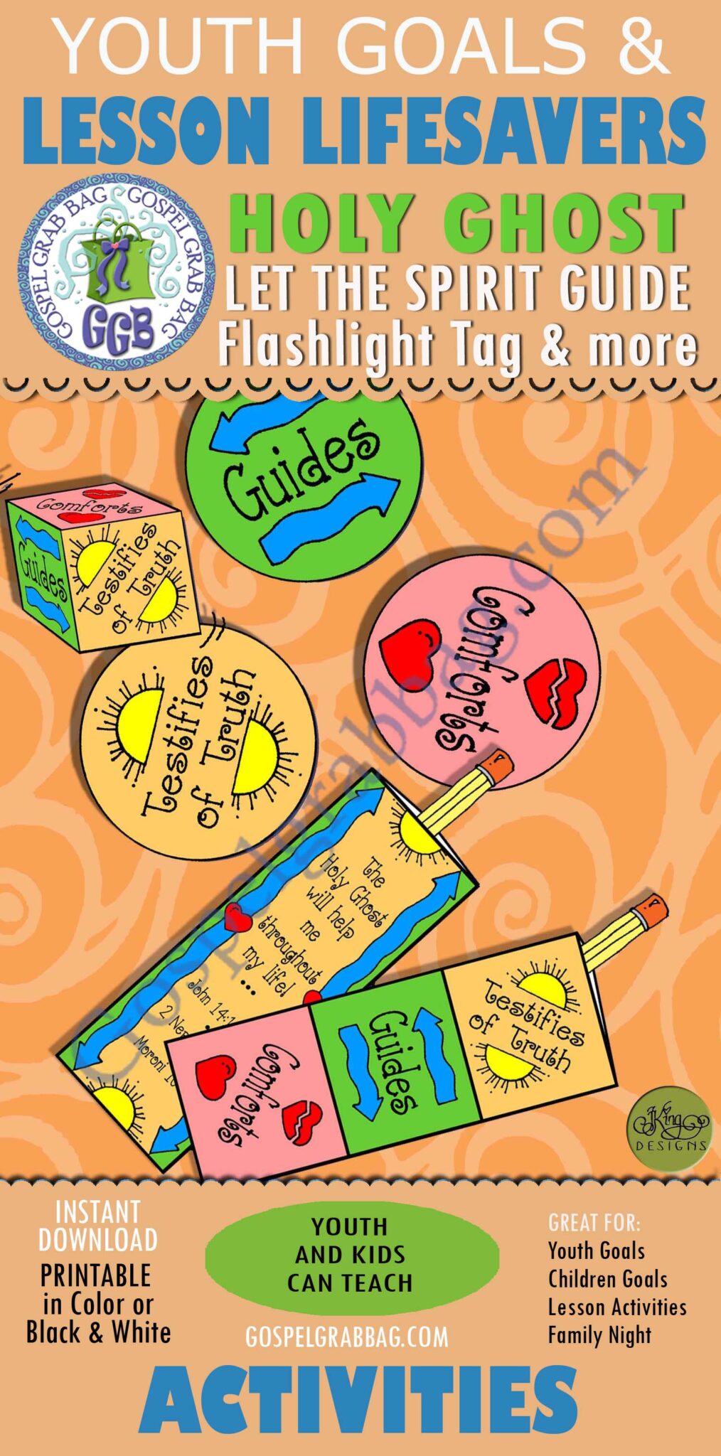 HOLY GHOST: LDS Activity: Let the Holy Spirit Guide flashlight tag and ...