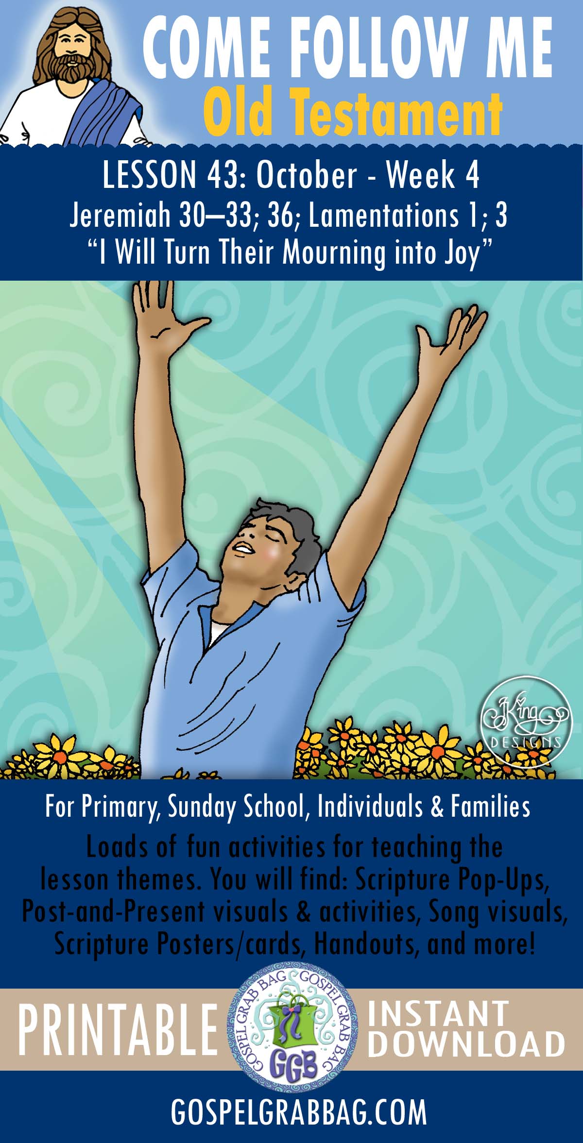 SUNDAY SCHOOL Come Follow Me Interactive Activities – OCTOBER (week 4 ...
